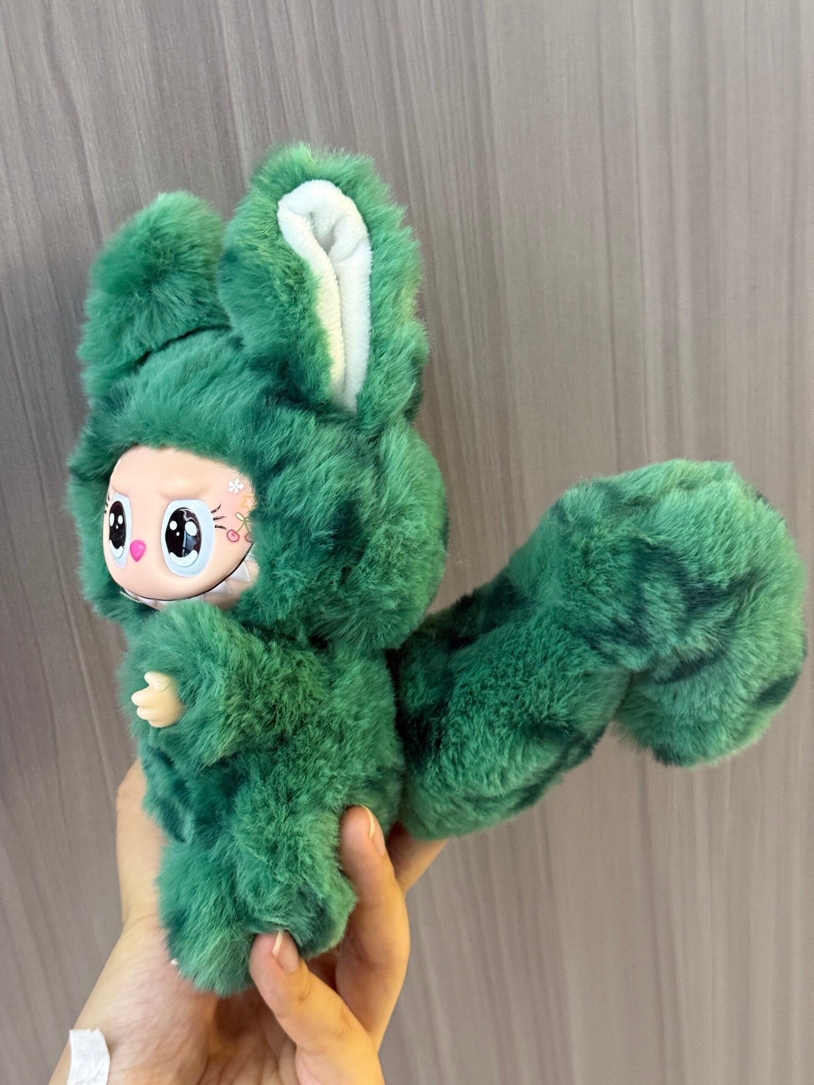 17cm Custom Turquoise Fox Labubu vinyl plush pendant – Kaydiysupply